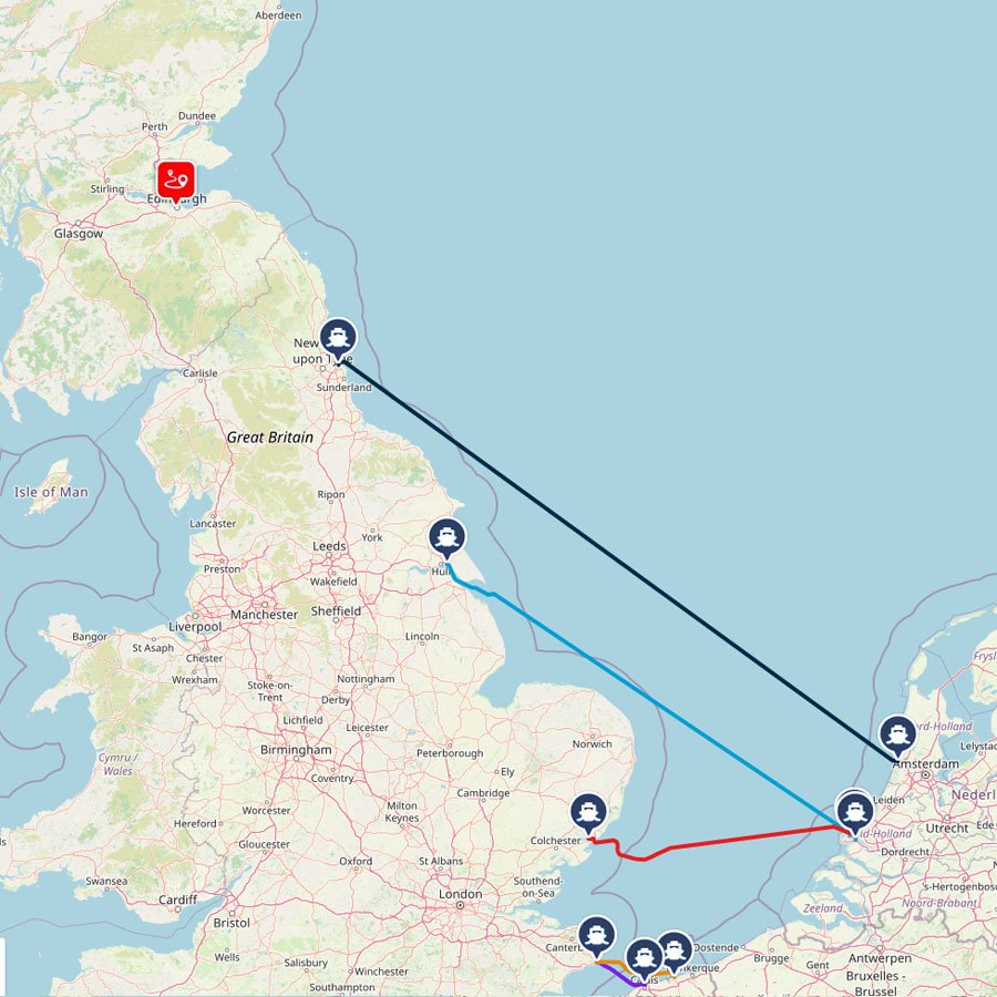 Mit der Fähre nach Edinburgh: 3 Fähroptionen und 3 Alternativen